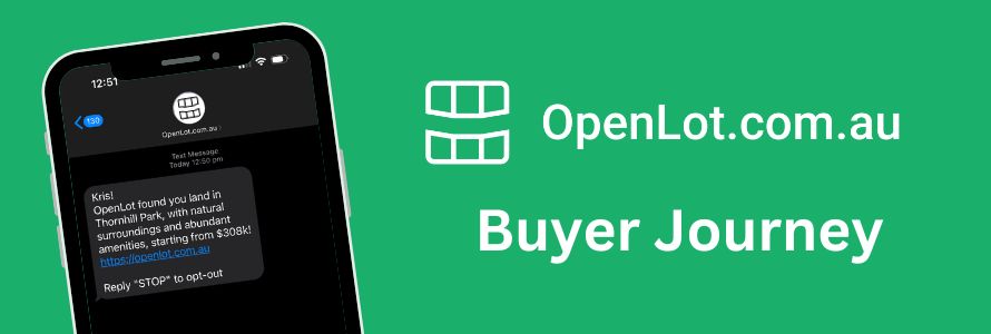 OpenLot.com.au Buyer Journey | OpenLot.com.au